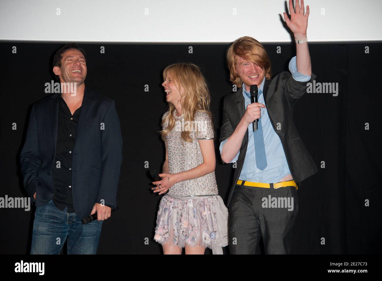 Jason Isaacs, Clemence Poesy and Domhnall Gleeson attending the french ...