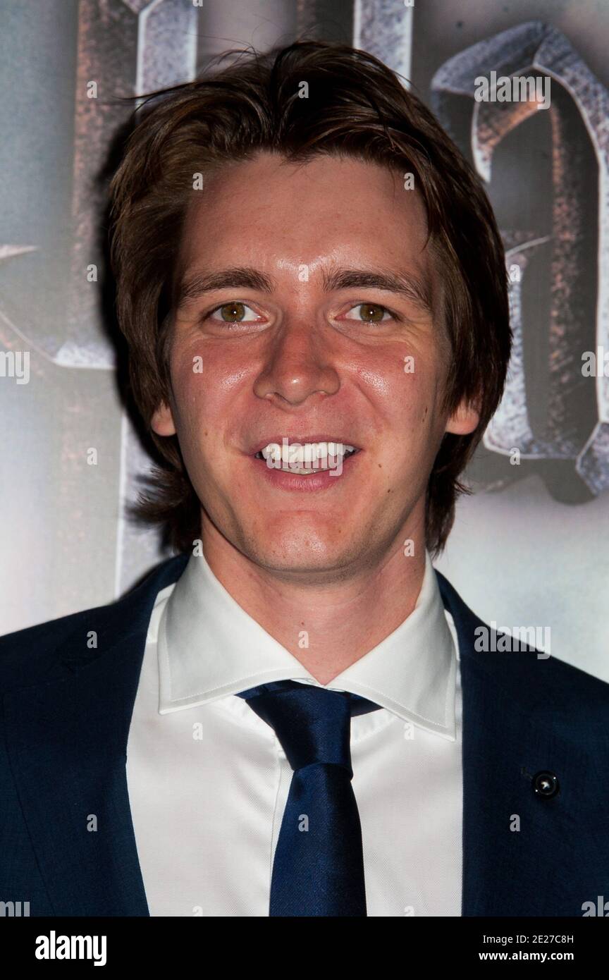 James Phelp attending the french premiere of 'Harry Potter and the ...