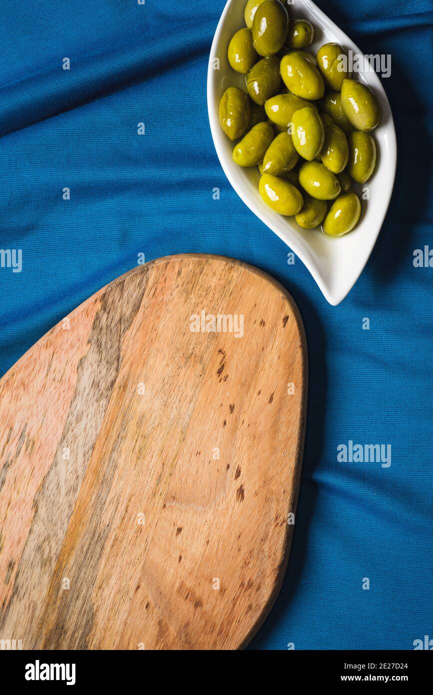 Olive plate product mock up Stock Photo - Alamy