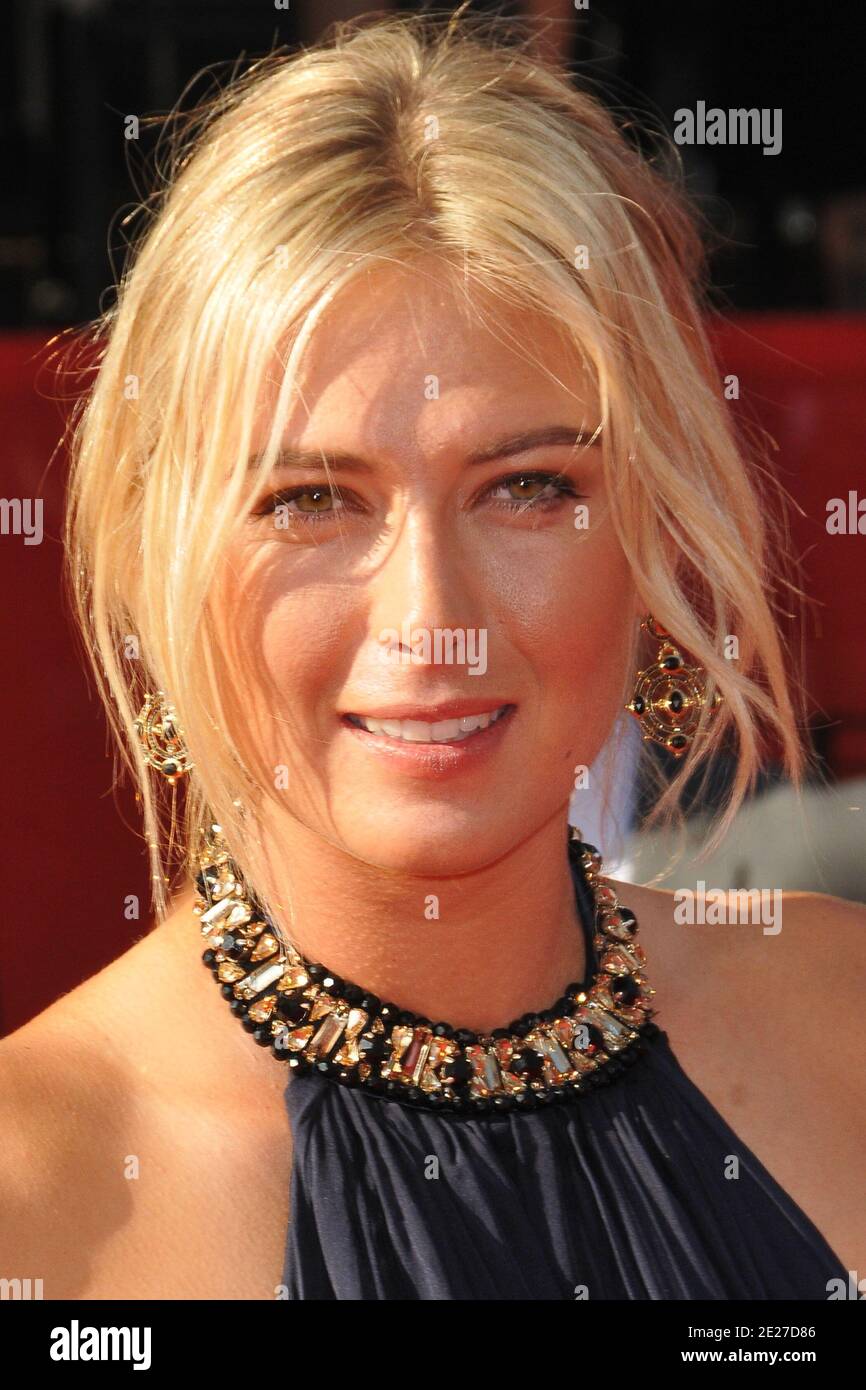 Maria Sharapova arriving for The 2011 ESPY Awards held at Nokia Theatre ...