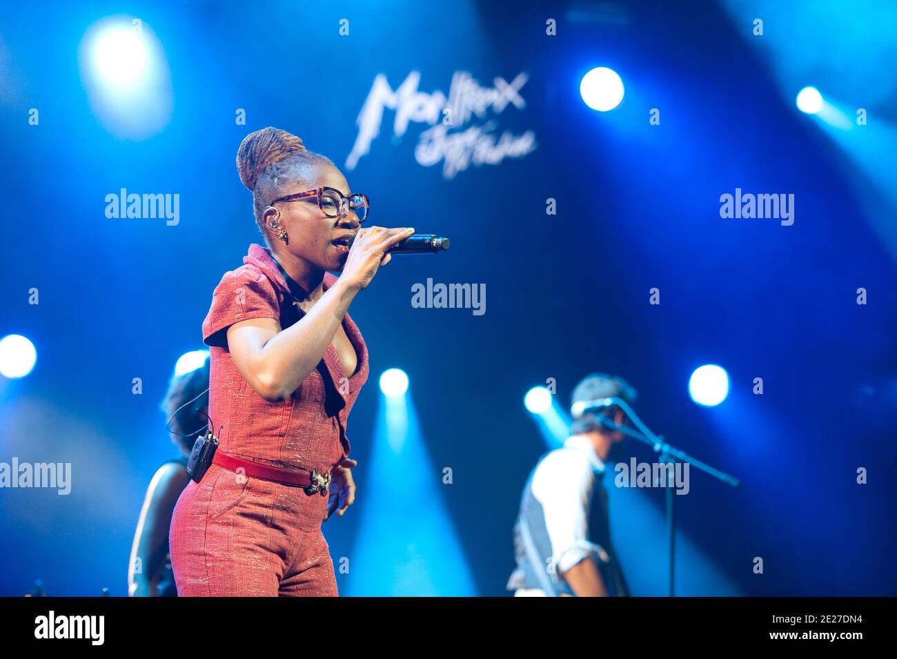 Parisian-born Nigerian singer-songwriter Asa performs at the Montreux ...