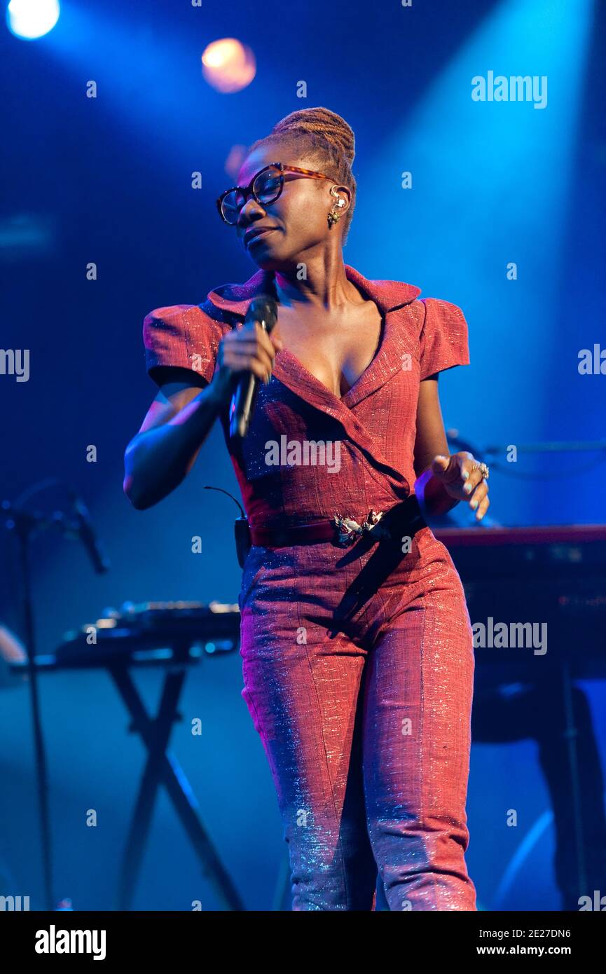 Parisian-born Nigerian singer-songwriter Asa performs at the Montreux ...