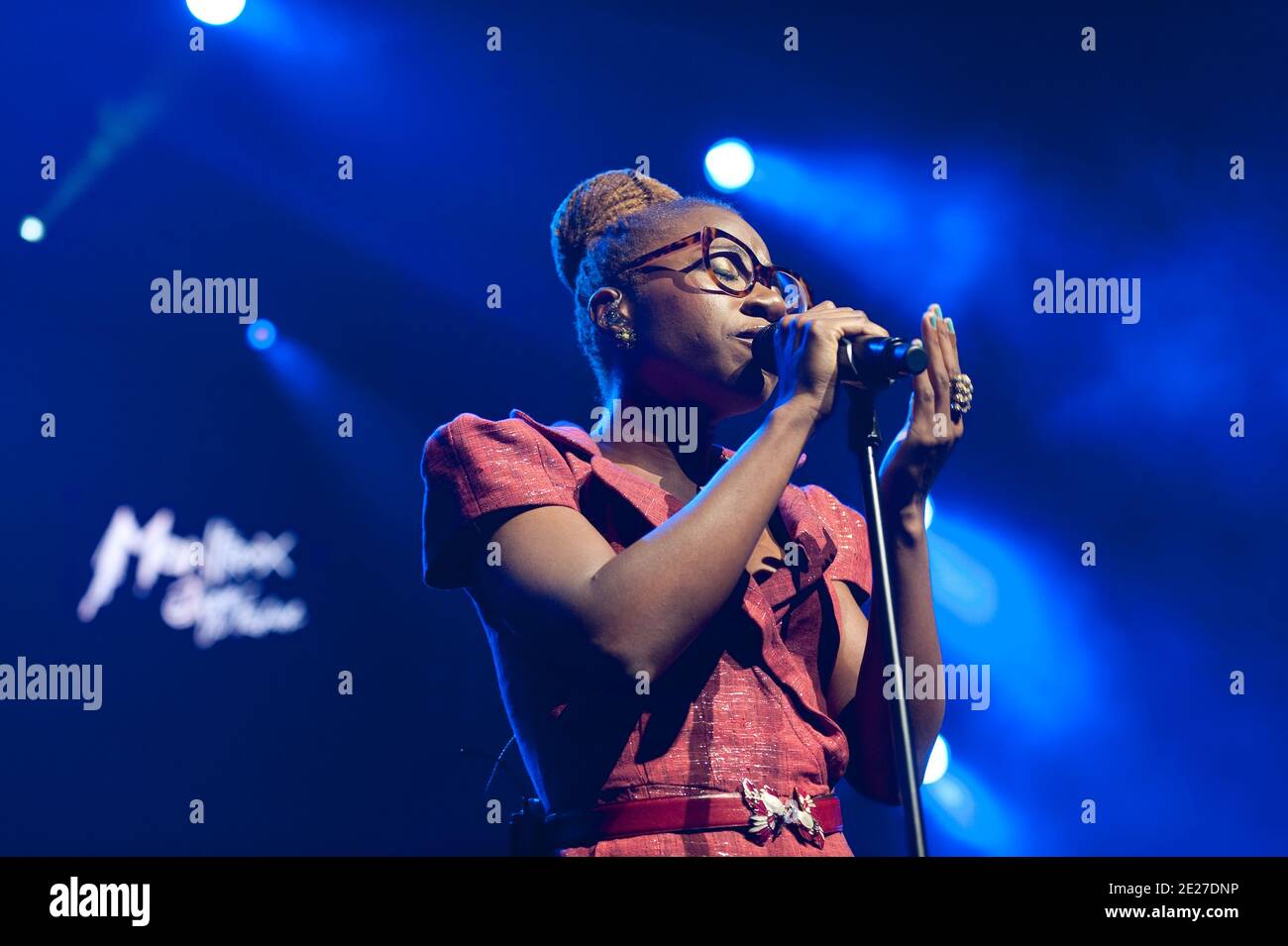 Parisian-born Nigerian singer-songwriter Asa performs at the Montreux ...