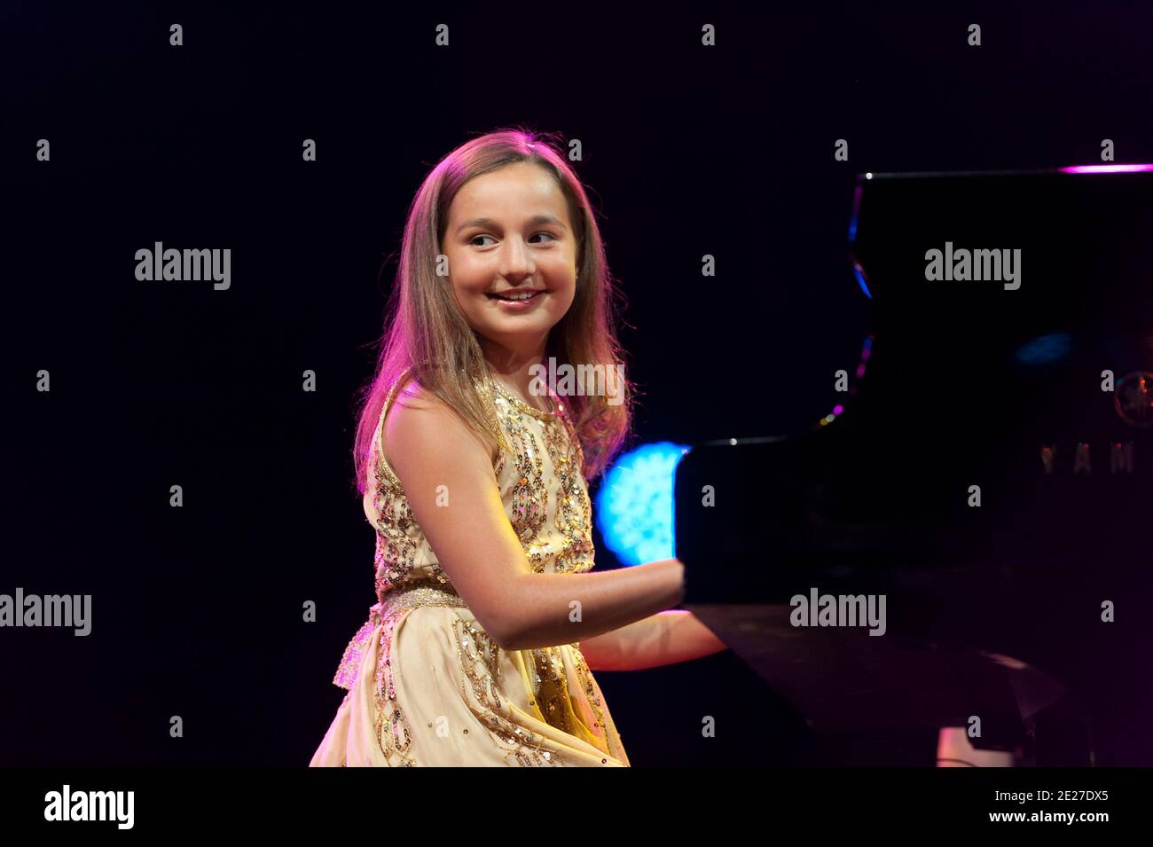 Emily Bear performs at the Montreux Jazz Festival in Montreux ...