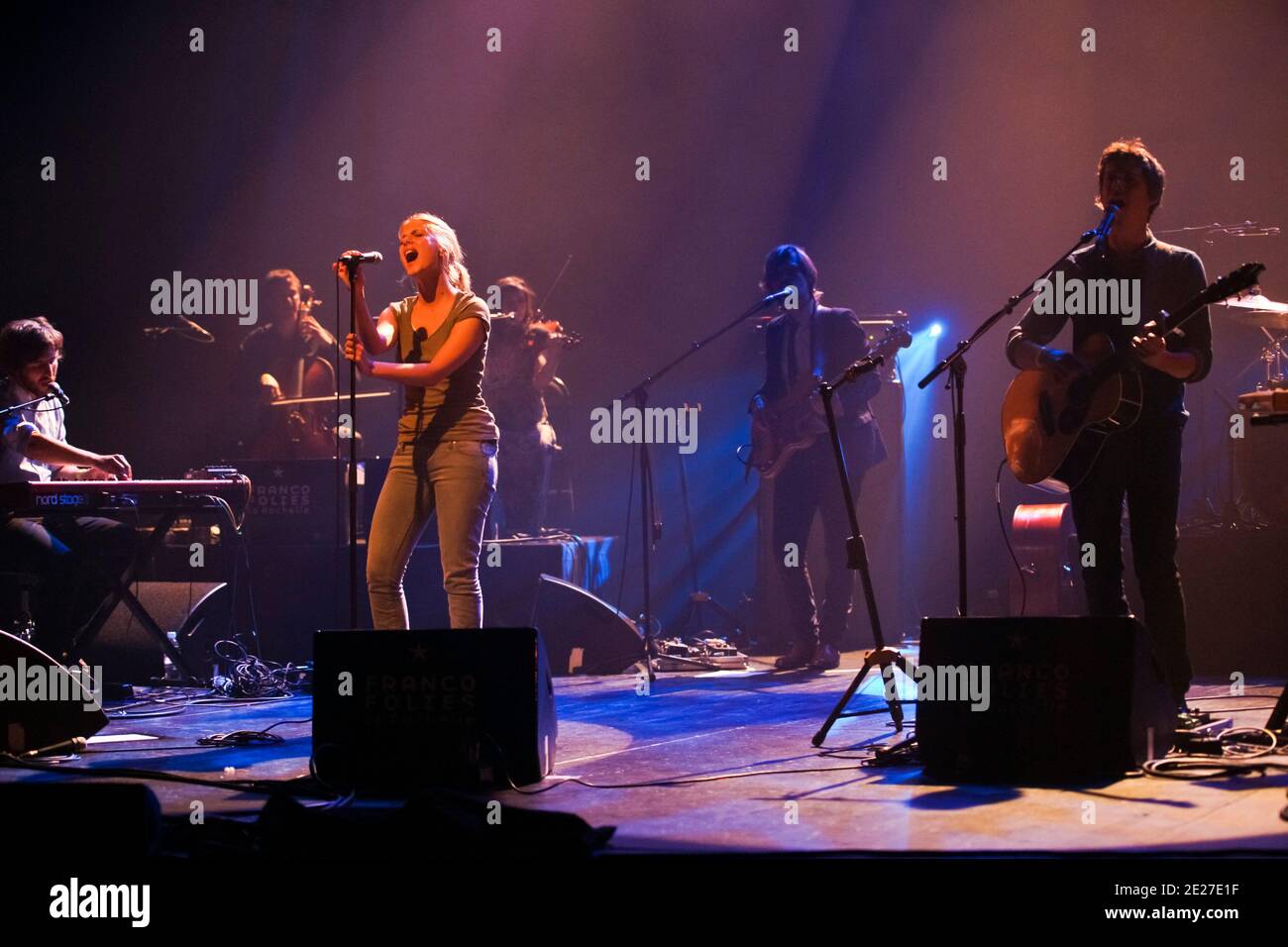 Melanie Laurent performs live during the 27th edition of the ...