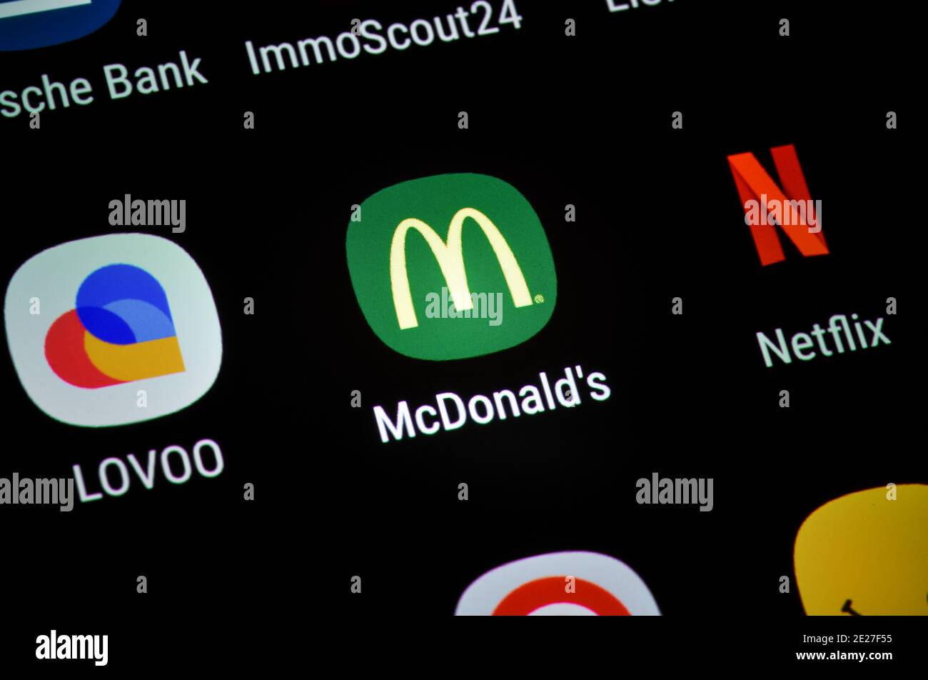 Mcdonalds app icon hi-res stock photography and images - Alamy