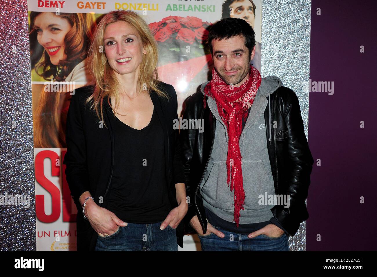 Julie Gayet and Mathieu Demy attending the premiere of 'l'Art de ...