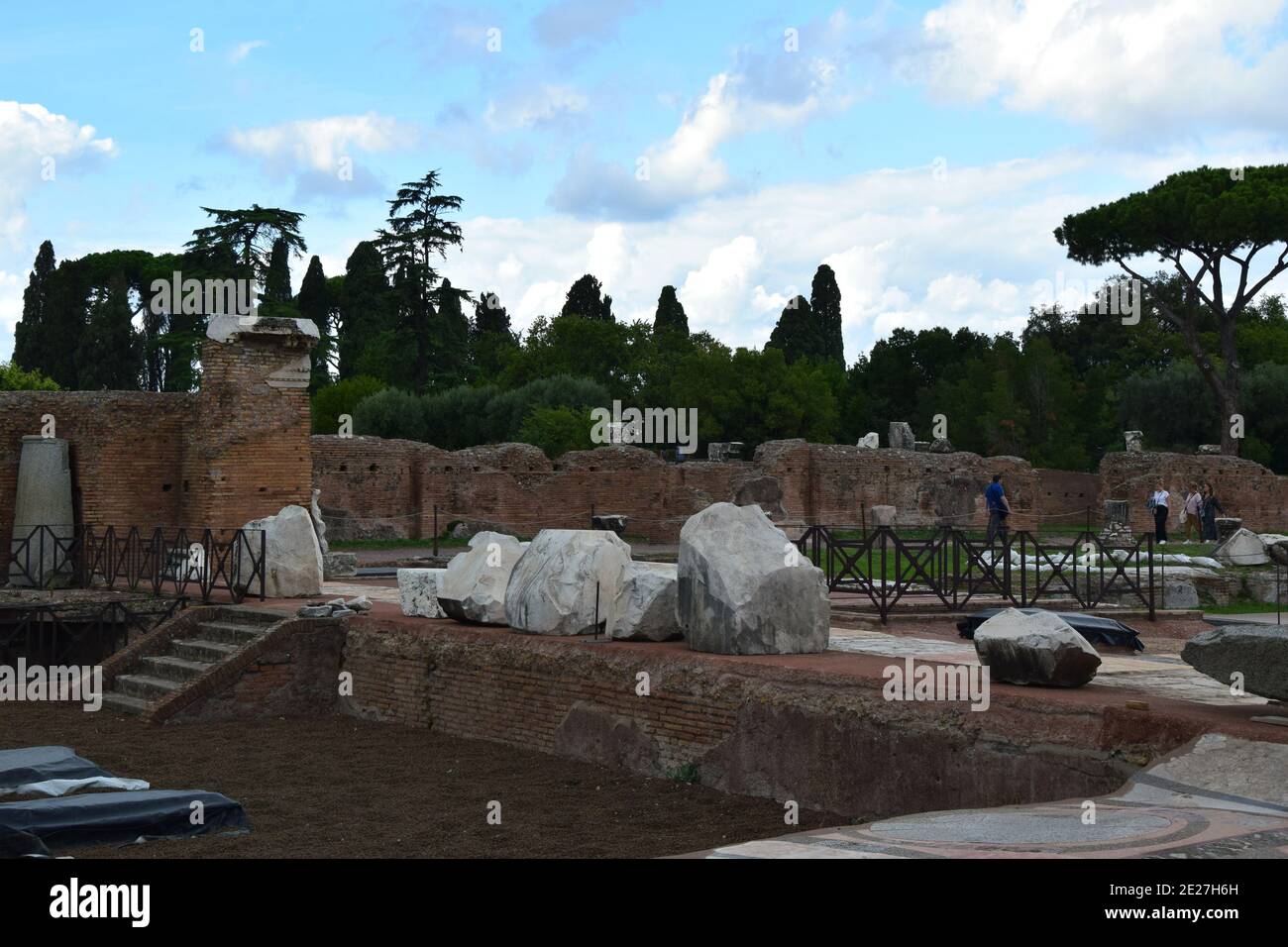 Domus Flavia of Palatine Hill - Rome, Italy Stock Photo - Alamy
