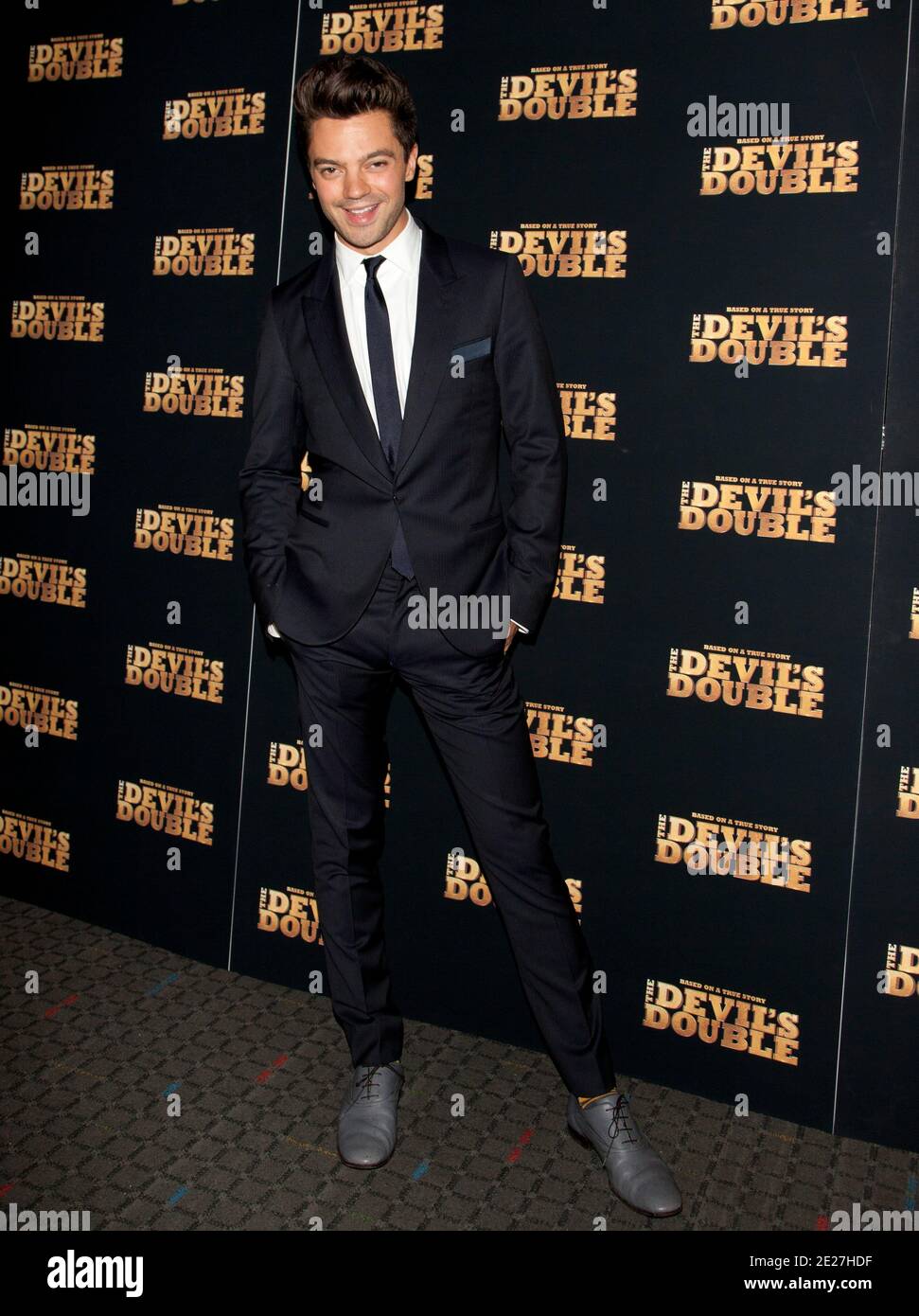 Dominic Cooper arriving at the premiere of 'The Devil's Double' at SVA ...