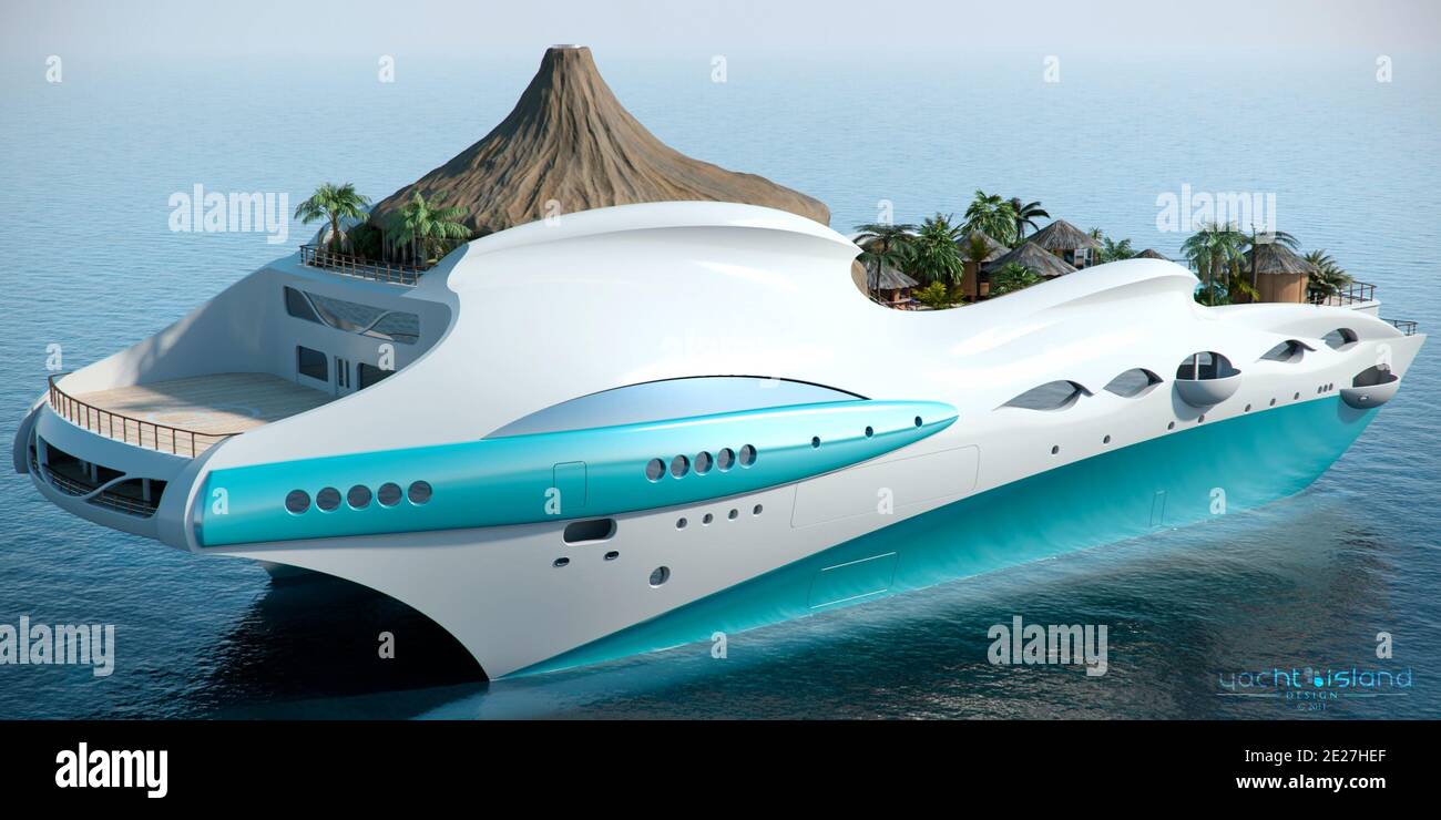 Amazing Yacht project by Yacht Island Design: 'Tropical Island Paradise ...