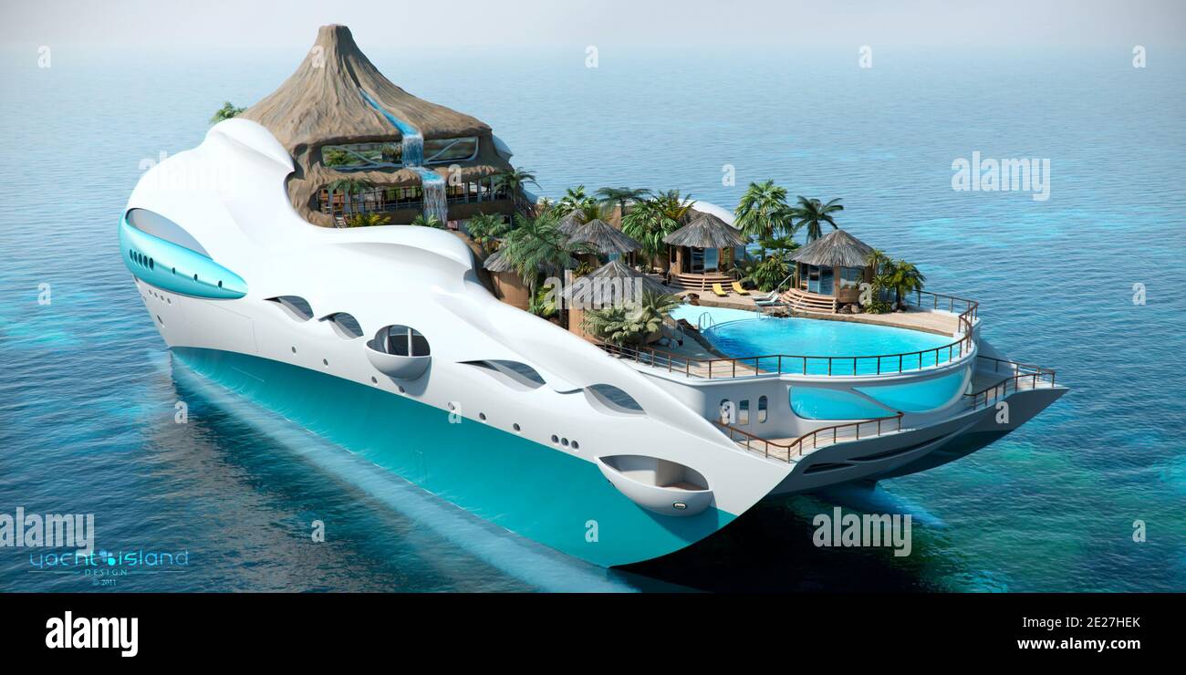 Amazing Yacht project by Yacht Island Design: 'Tropical Island Paradise ...