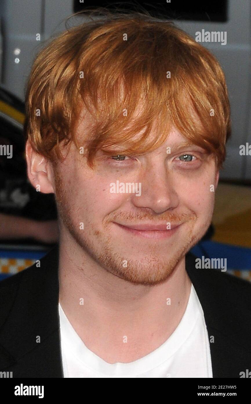 Rupert Grint arriving for the Los Angeles Premiere of 'Rise of the ...