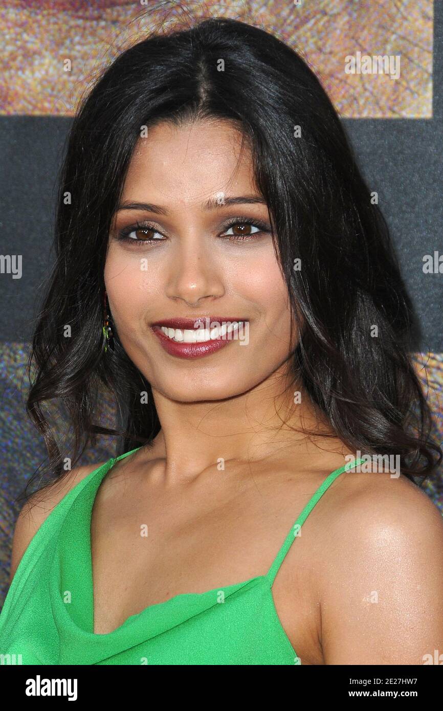 Freida Pinto arriving for the Los Angeles Premiere of 'Rise of the ...