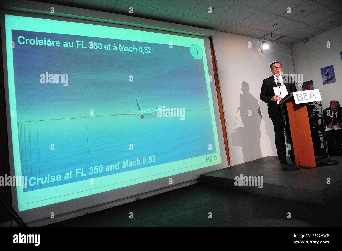 Head of technical investigations into civil aviation accidents, Alain ...