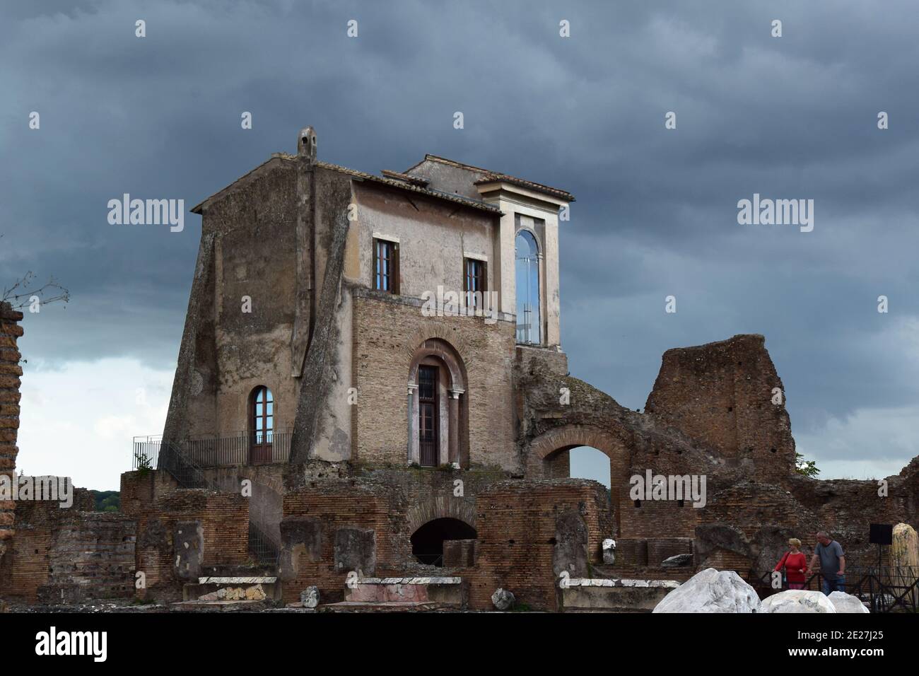 Domus Flavia of Palatine Hill - Rome, Italy Stock Photo - Alamy