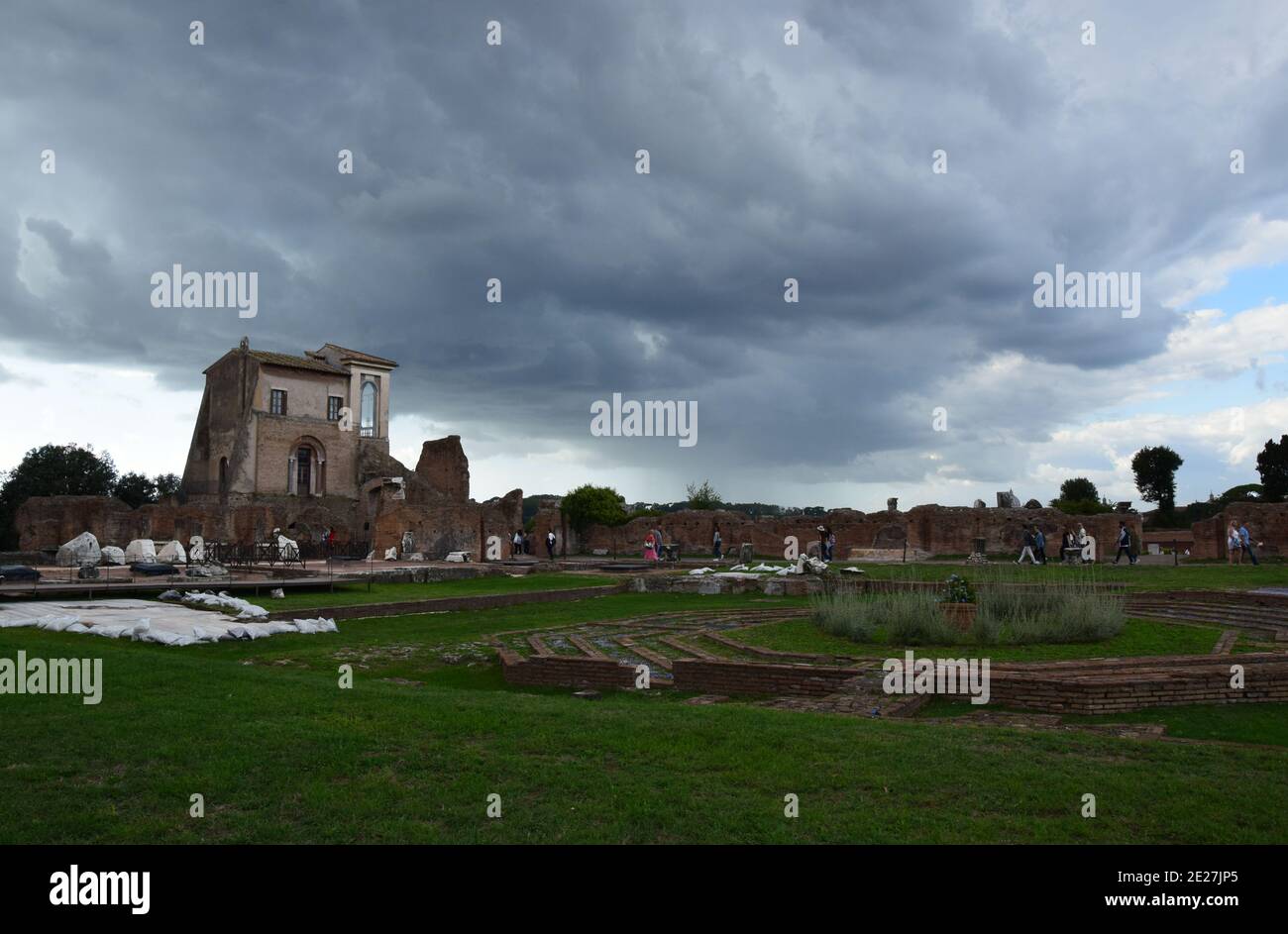 Domus Flavia of Palatine Hill - Rome, Italy Stock Photo - Alamy