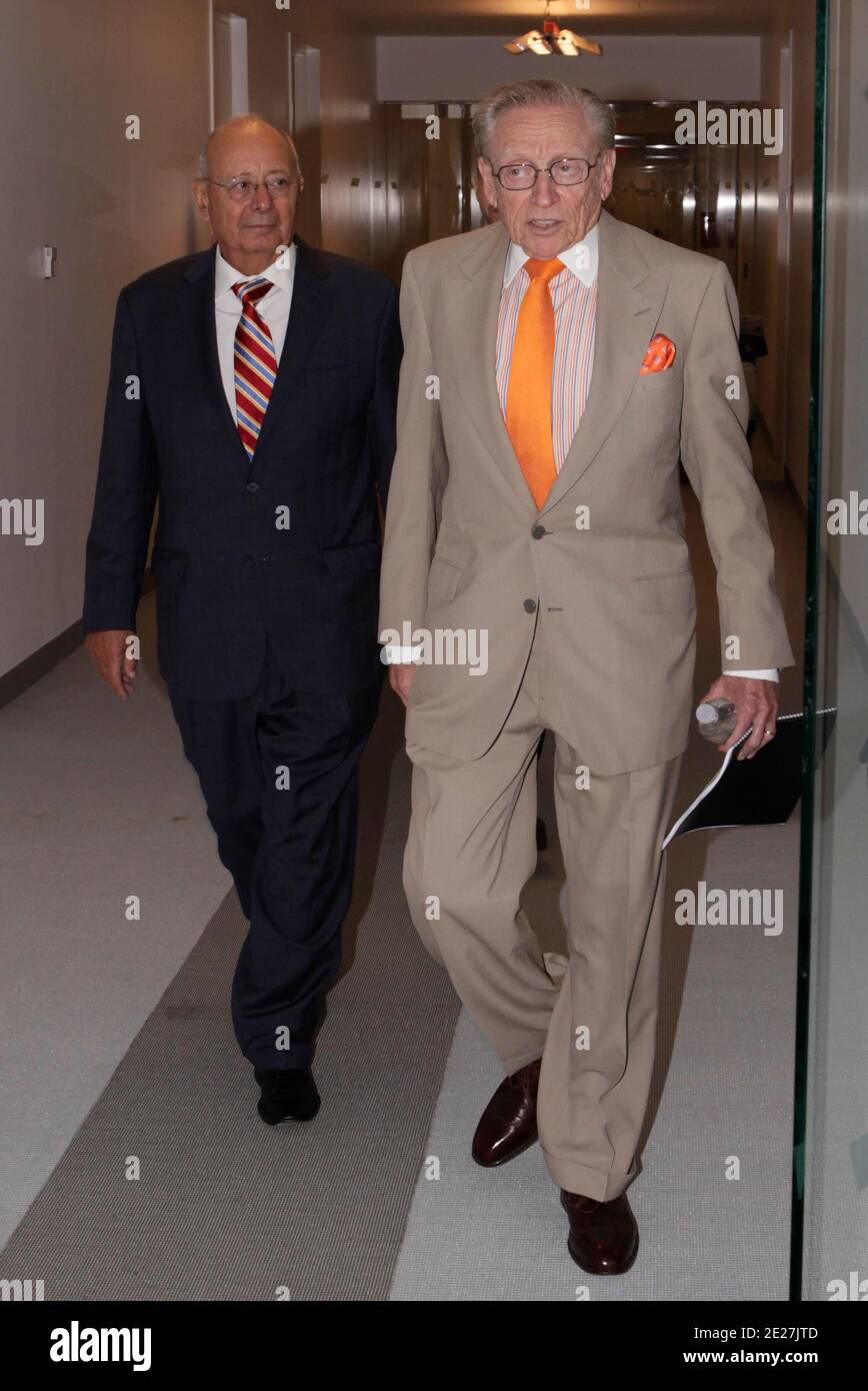 Larry Silverstein arrives for a press conference on the construction of ...