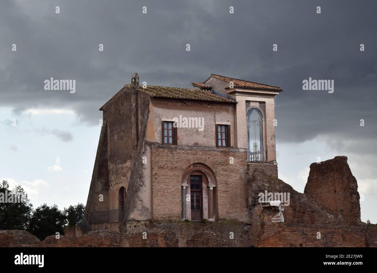 Domus Flavia of Palatine Hill - Rome, Italy Stock Photo - Alamy