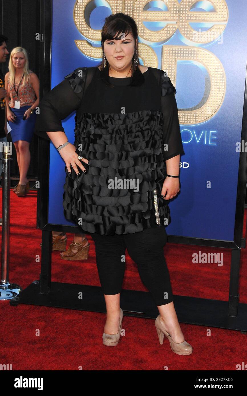 Ashley Fink attending the World Premiere of 'Glee The 3D Concert Movie ...