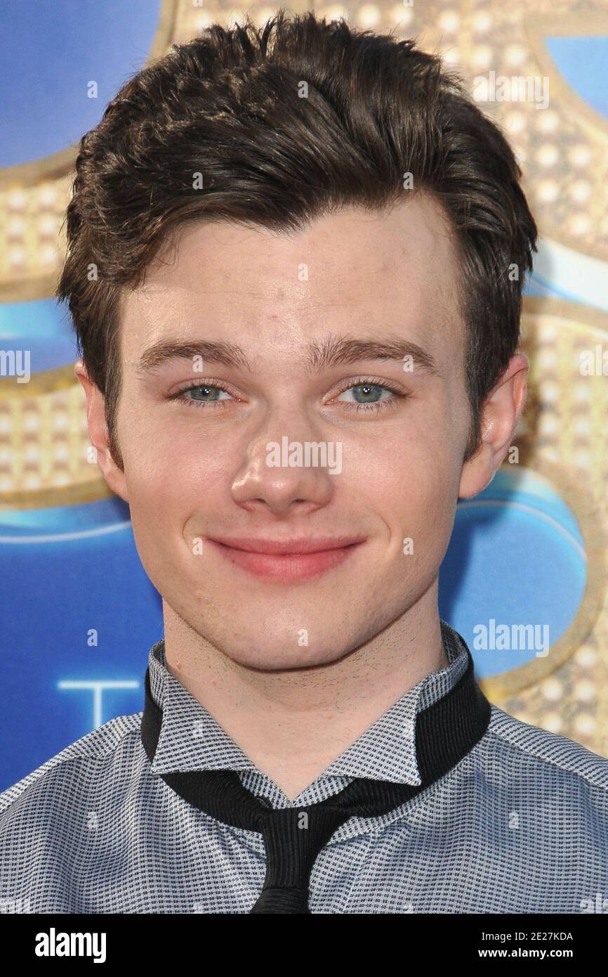 Chris Colfer attending the World Premiere of 'Glee The 3D Concert Movie ...