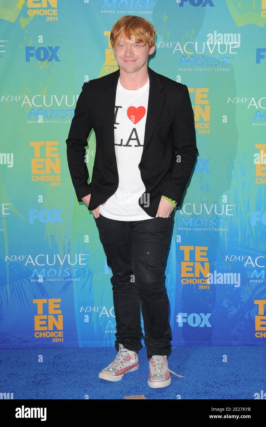 Rupert Grint in the press room during the '2011 Teen Choice Awards ...