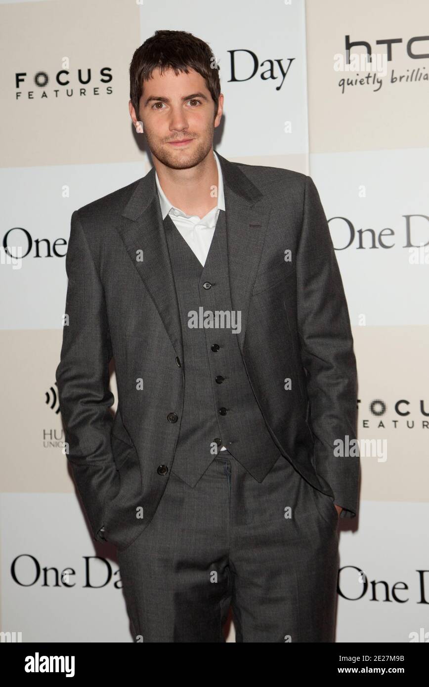 Jim Sturgess attending the 'One Day' Premiere held at AMC Loews Lincoln ...