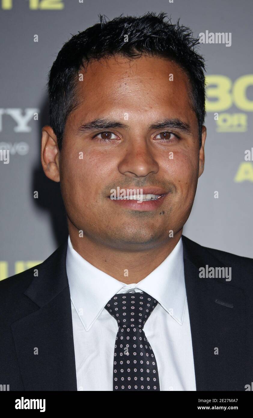 Michael Pena arriving for the '30 Minutes Or Less, film premiere at ...