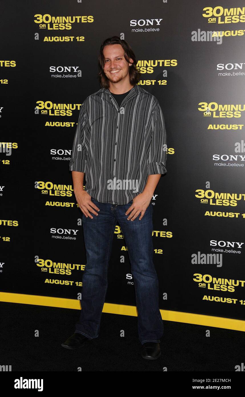 Tim Foust attending the World Premiere of '30 Minutes or Less' held at ...