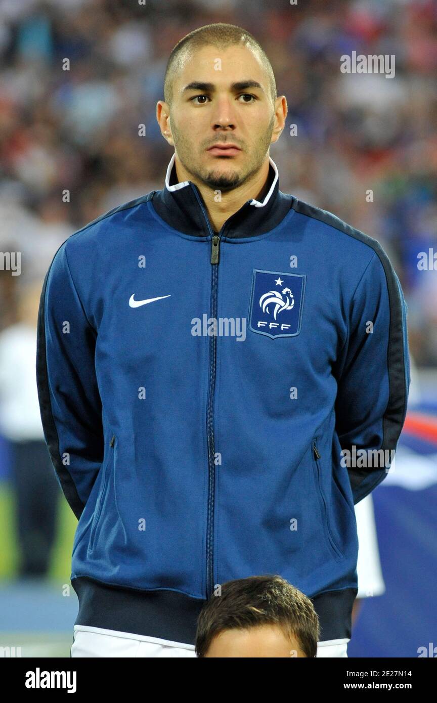 France's Karim Benzema during International Friendly soccer match ...