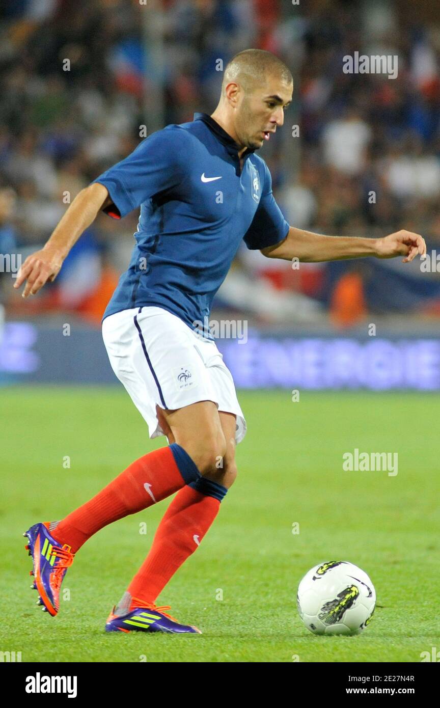 France's Karim Benzema during International Friendly soccer match ...
