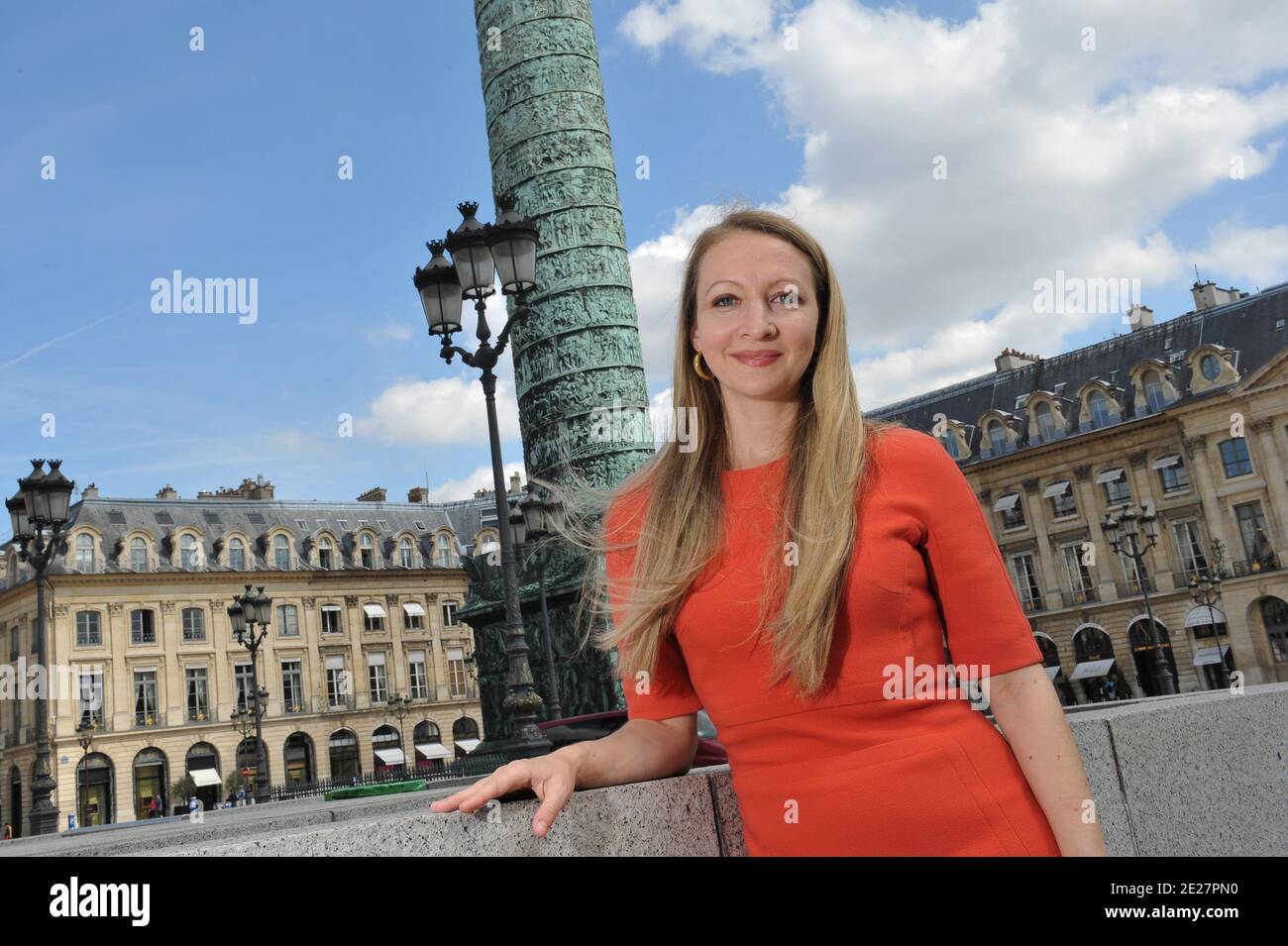 American Major Jane Blair pictured in Paris, France, on August 19, 2011 ...