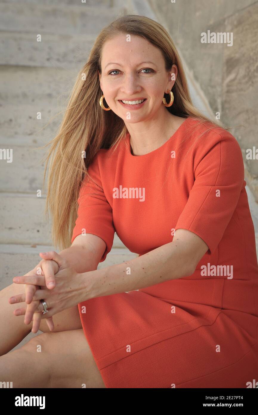 American Major Jane Blair pictured in Paris, France, on August 19, 2011 ...