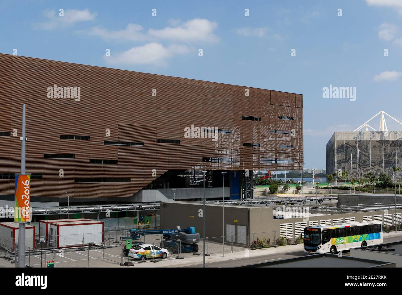 the Olympic Park of the Rio 2016 Summer Olympic Games at Barra da ...