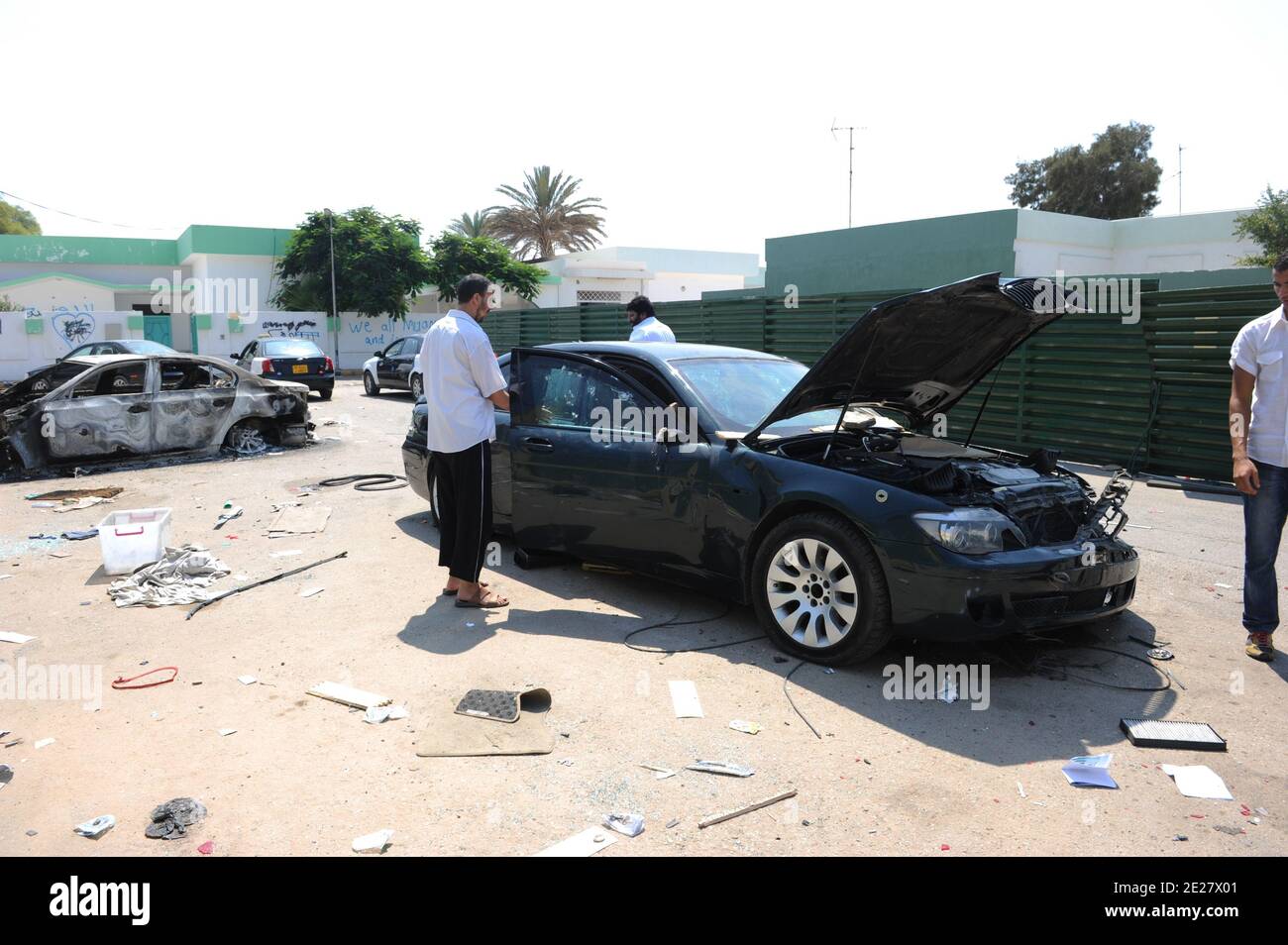 Rebels are looking into a bullet-proof BMW that was among Libyan leader ...