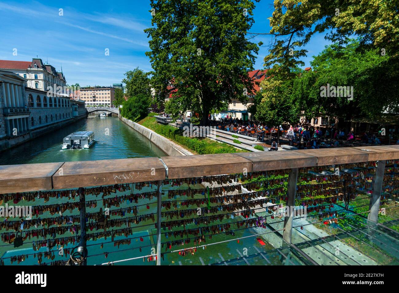 Butchers bridge in ljubljana hi-res stock photography and images - Alamy