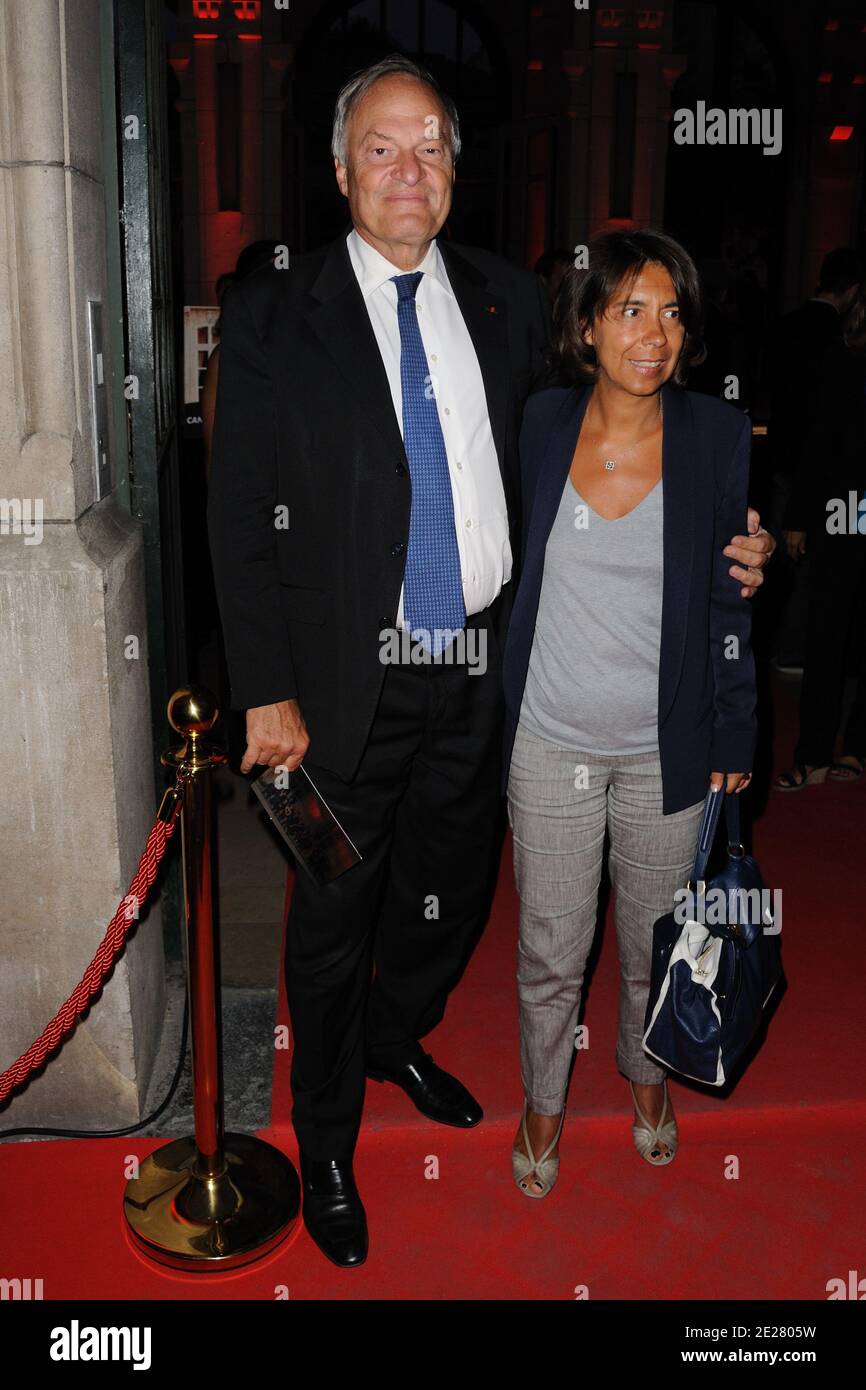 Michel Boyon , president of the CSA arriving at the Canal + Party held ...