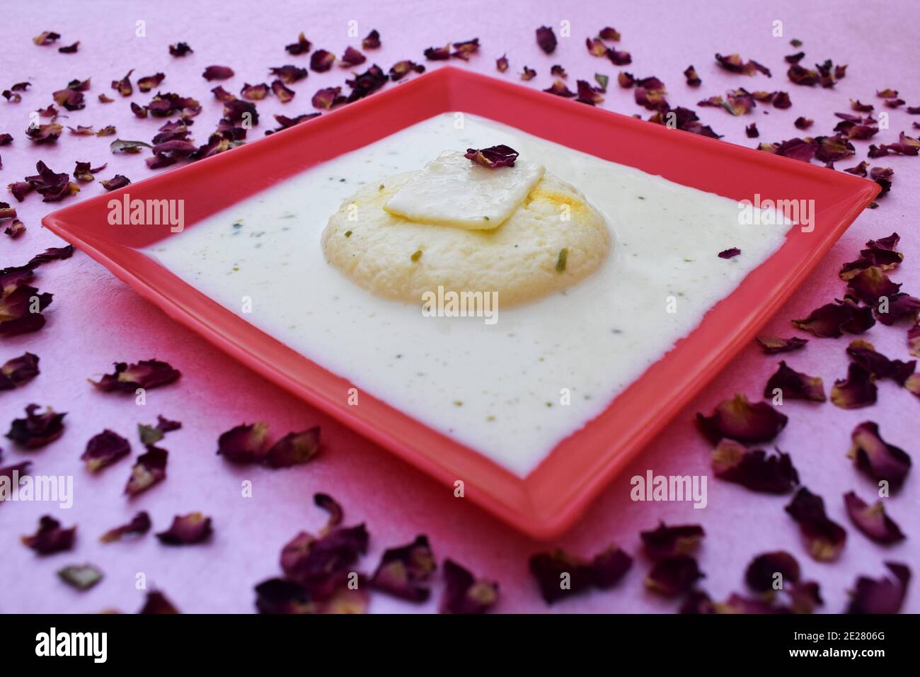 Rasmalai an Indian dessert, Pakistani sweet item made of milk, panner ...