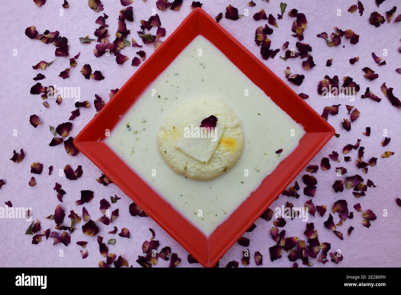 Rasmalai an Indian dessert, Pakistani sweet item made of milk, panner ...