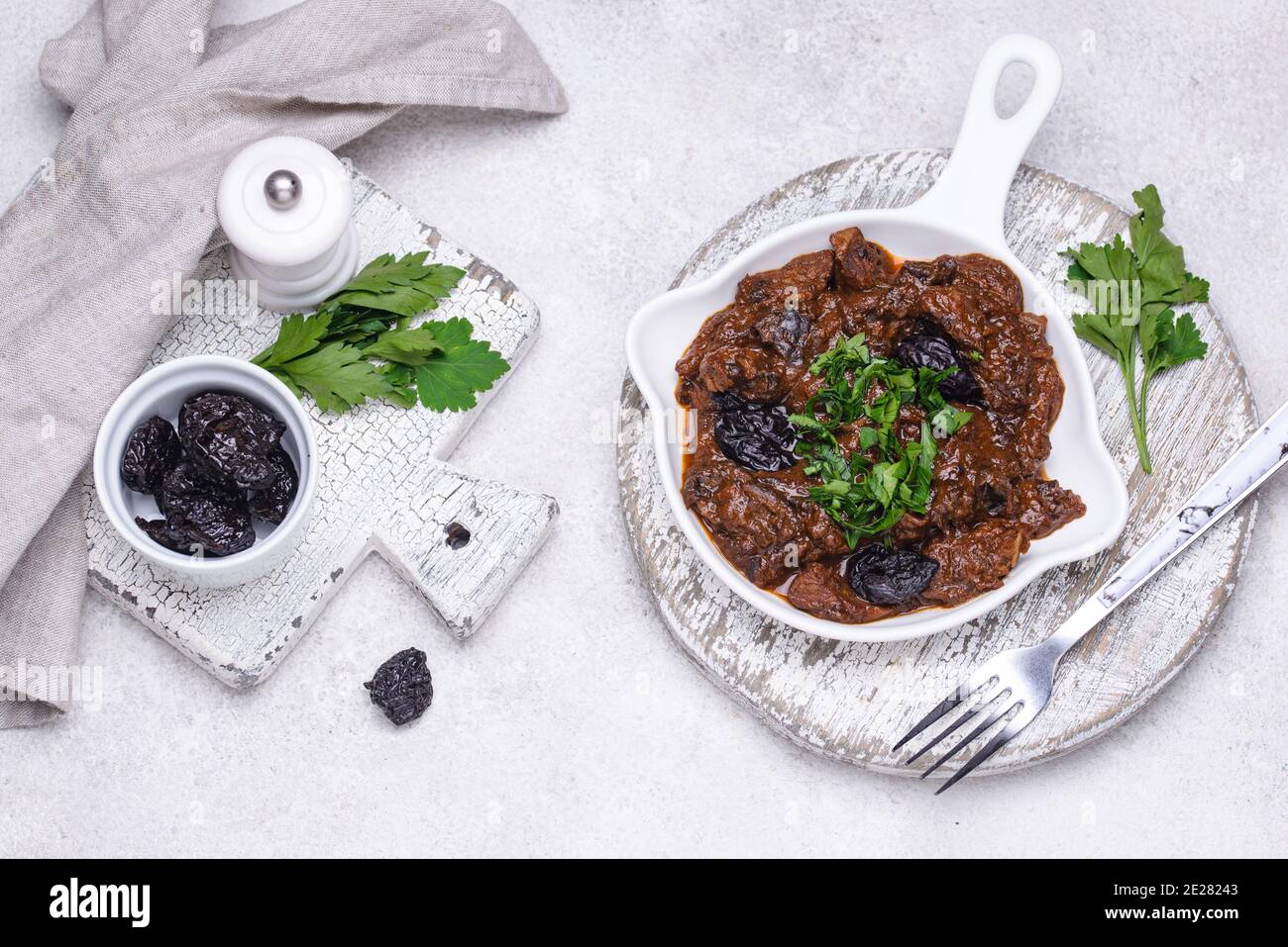 Beef prunes stew hi-res stock photography and images - Alamy