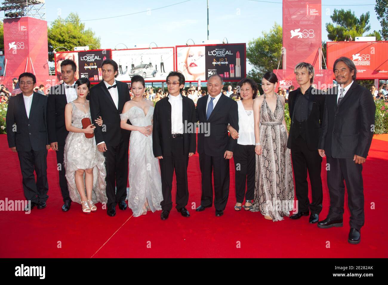 Producer John Woo, director Wei Te-Sheng, Jimmy Huang, Lin Ching-Tai, Umin Boya, Ando Masanobu ...
