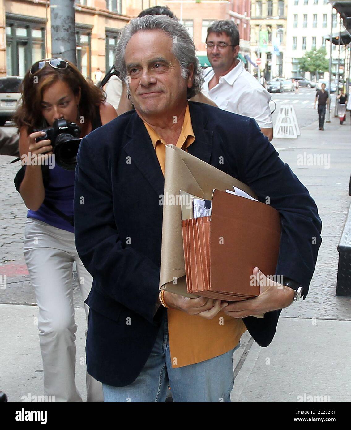 Dominique Strauss-Kahn's attorney Benjamin Brafman arrives at the ...