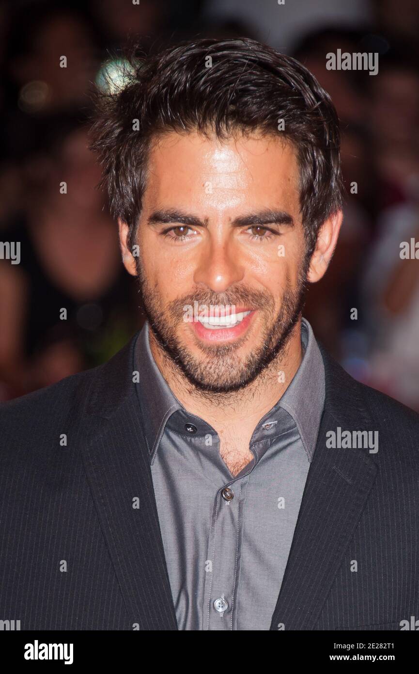 Eli Roth arriving on the Red Carpet for the premiere of 'Carnage' held ...
