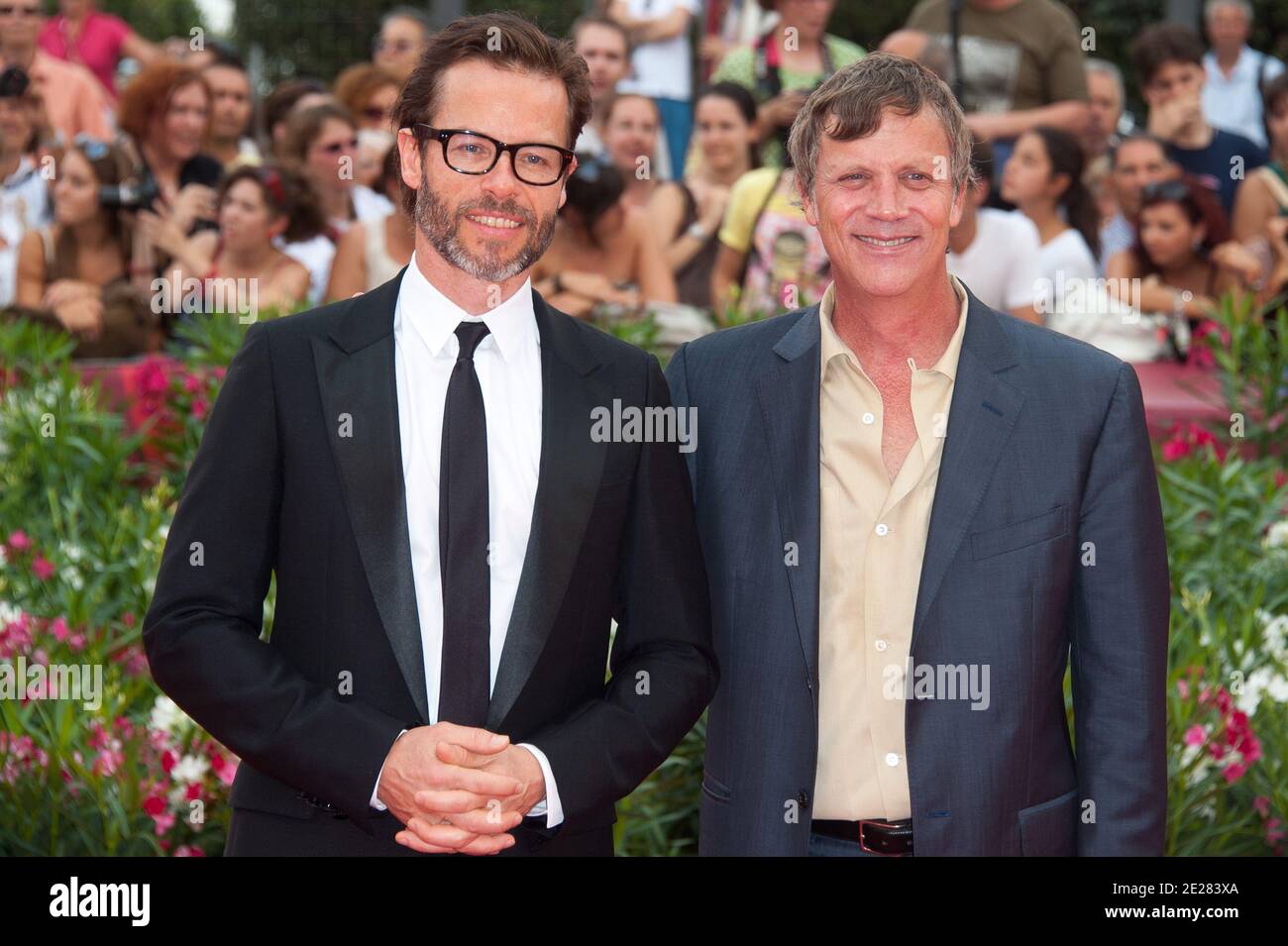 Guy Pearce (L) and Director Todd Haynes arriving on the Red Carpet for ...