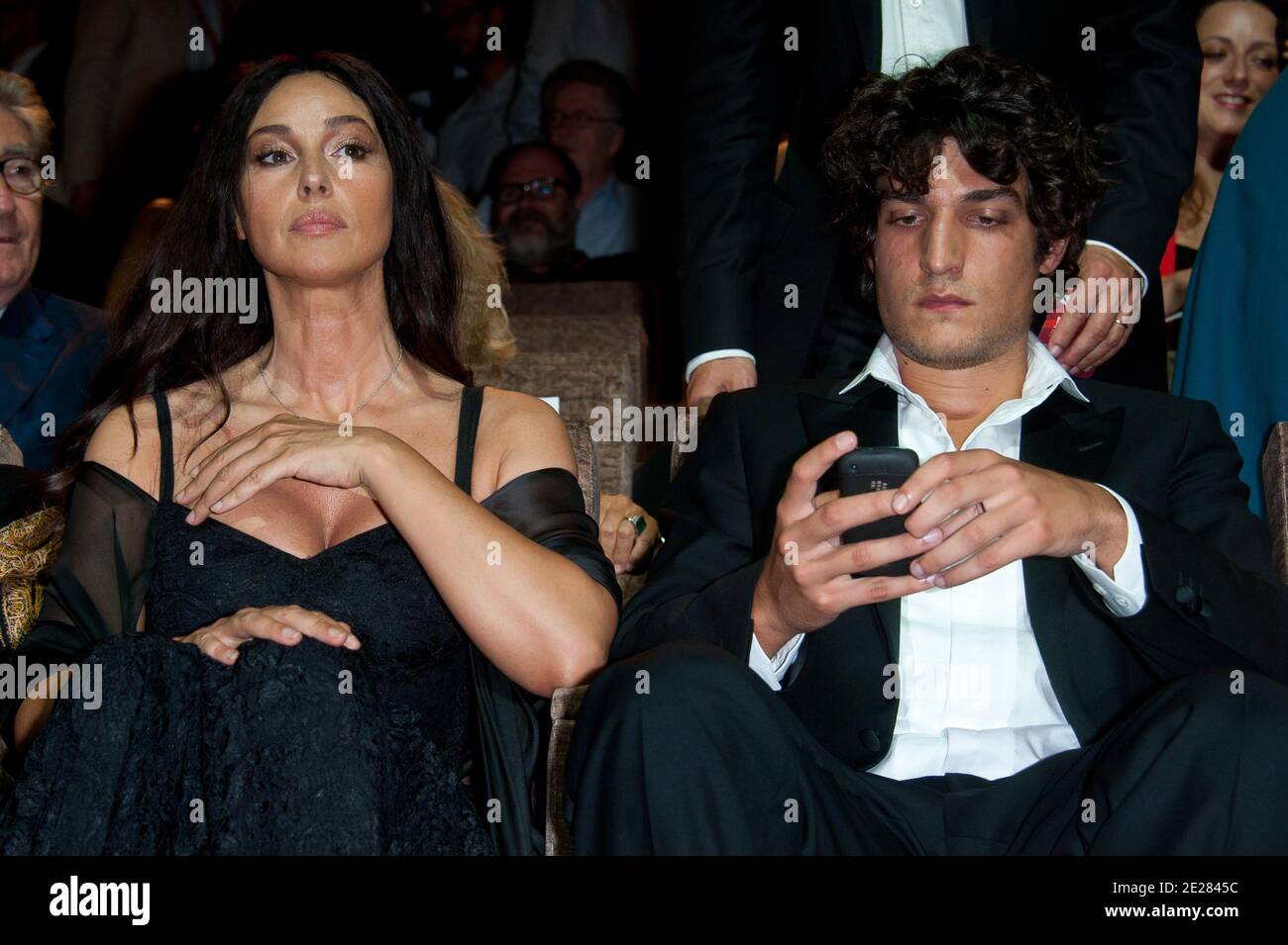 Monica Bellucci and Louis Garrel arriving on the Red Carpet for the ...