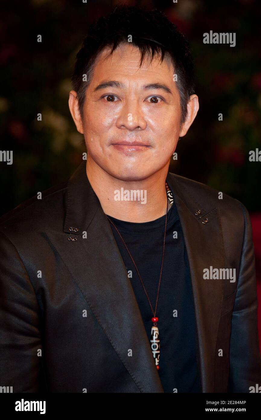 Actor Jet Li arriving on the Red Carpet for the premiere of 'The ...