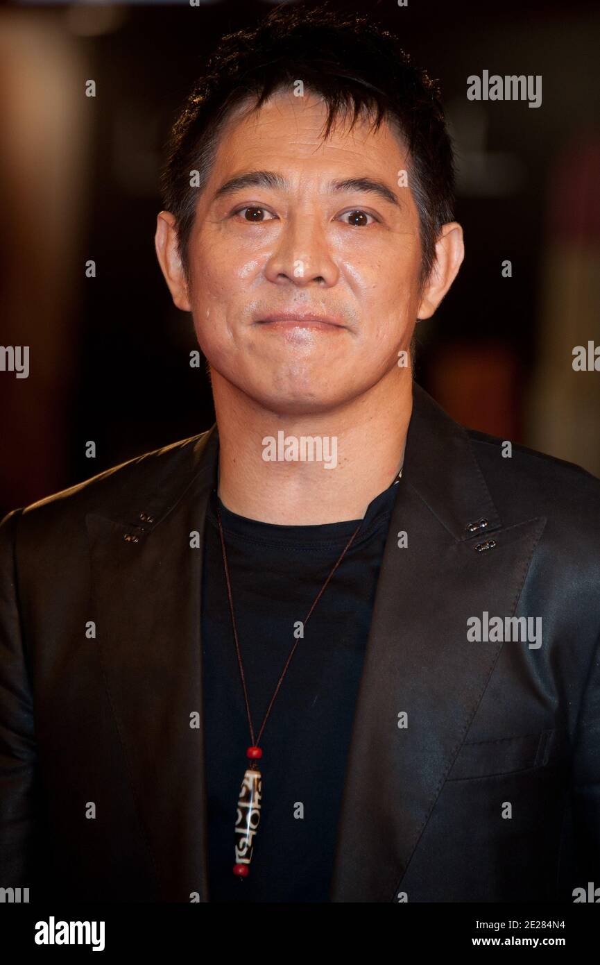 Actor Jet Li arriving on the Red Carpet for the premiere of 'The ...