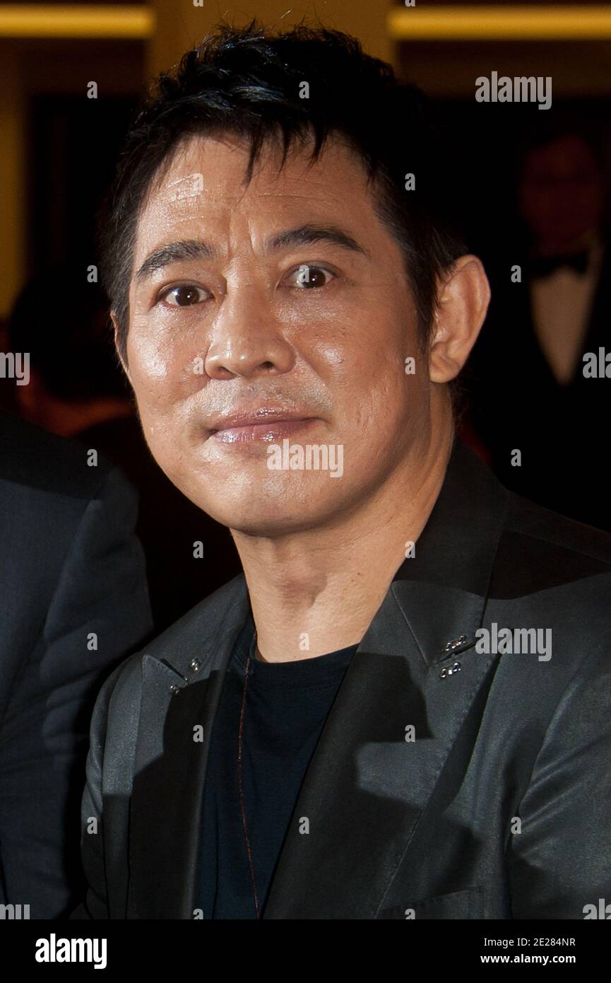 Actor Jet Li arriving on the Red Carpet for the premiere of 'The ...