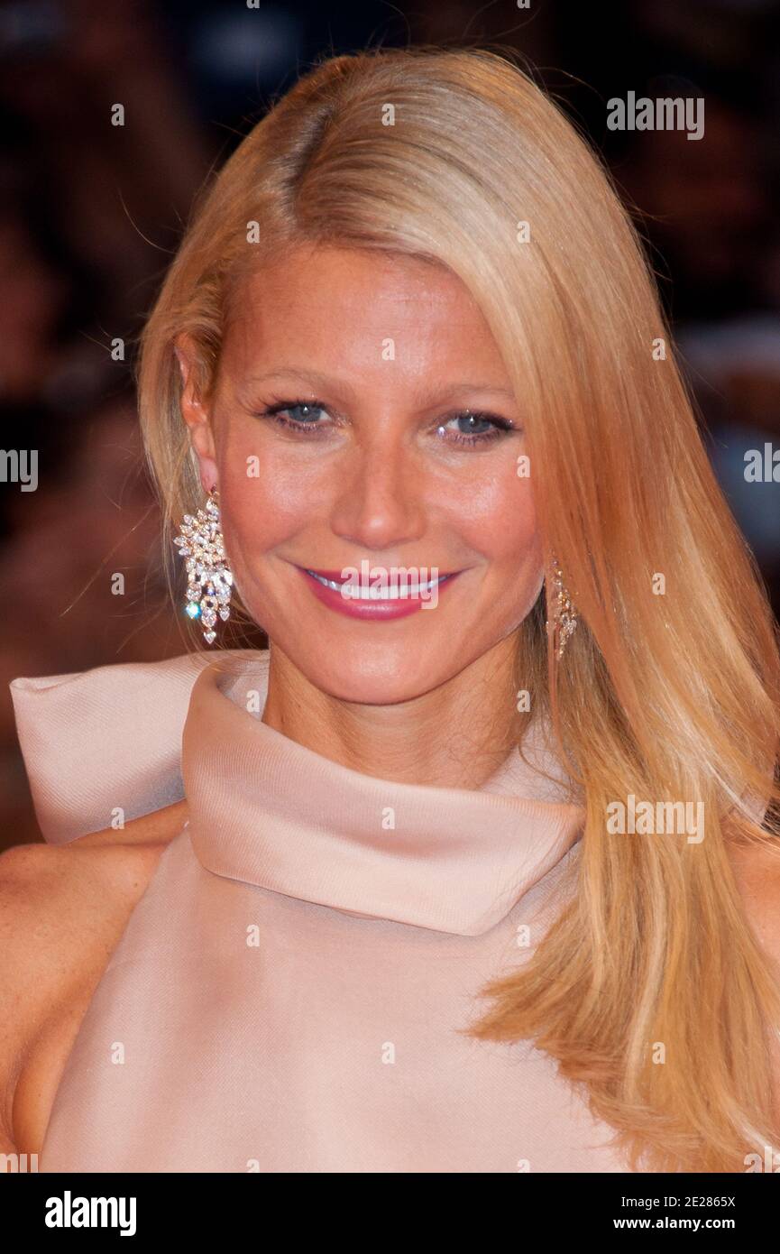 US actress Gwyneth Paltrow arriving on the Red Carpet for the premiere ...