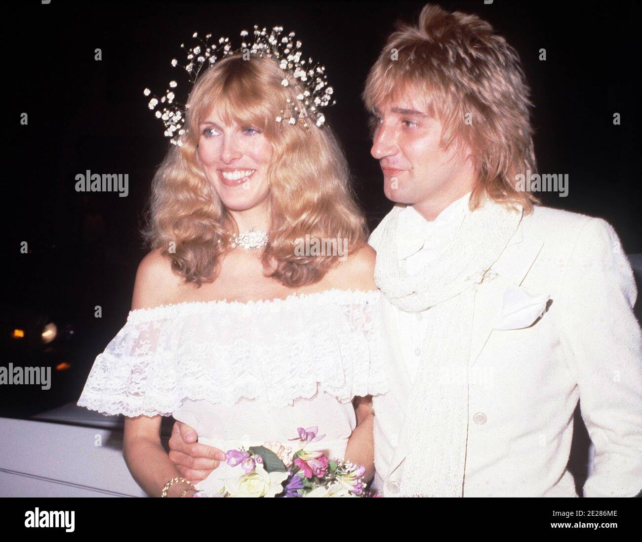 Alana Hamilton and Rod Stewart attend Rod Stewart-Alana Hamilton ...