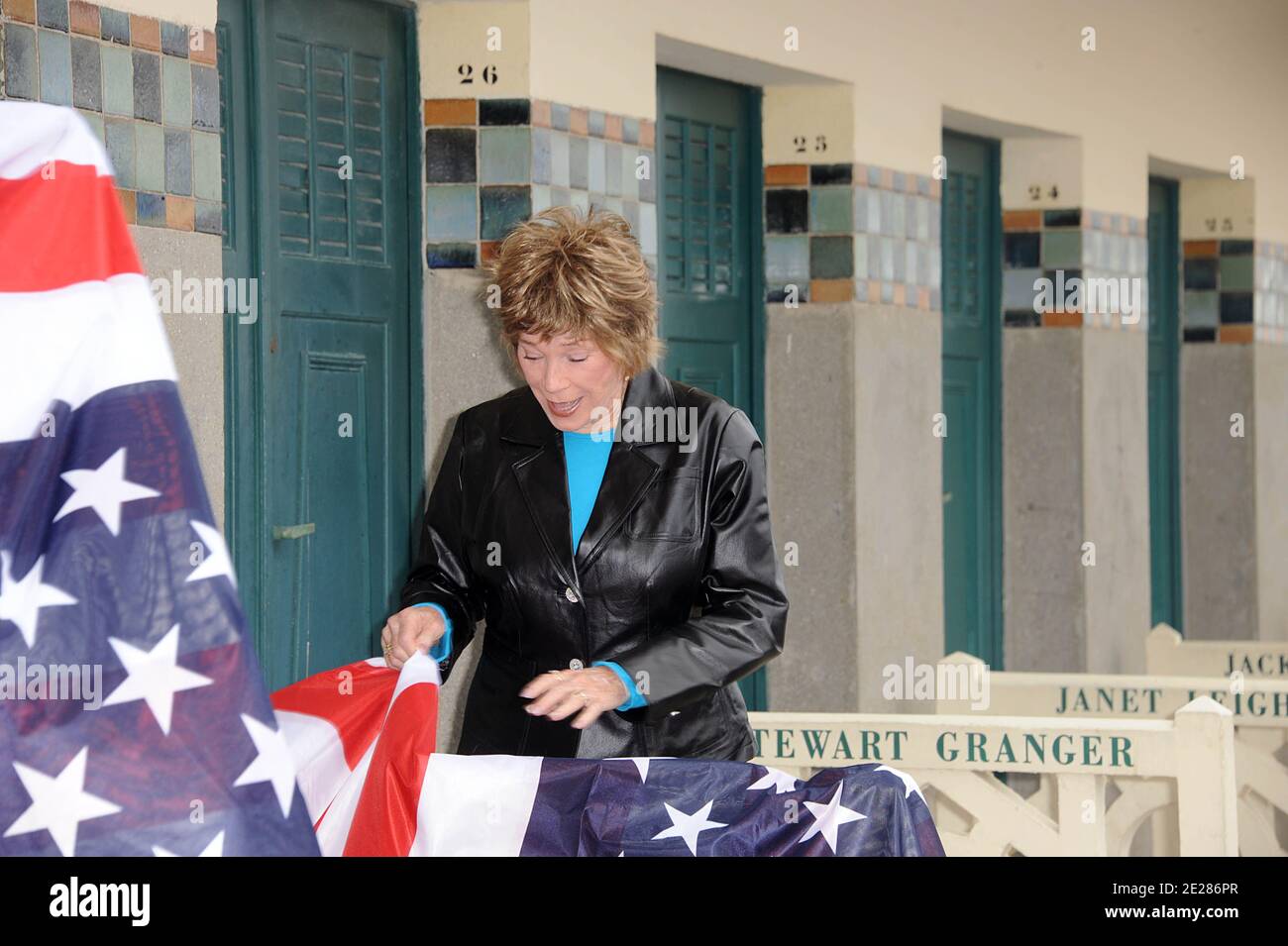 Shirley MacLaine during her tribute as part of the 37th Deauville ...